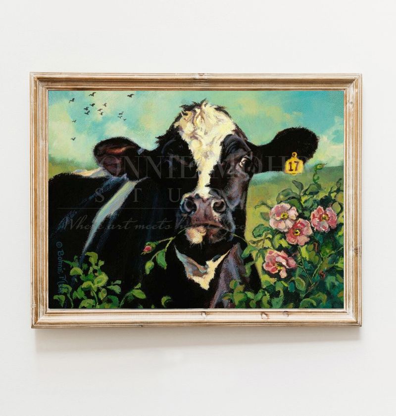 Holstein Cow Face Painting