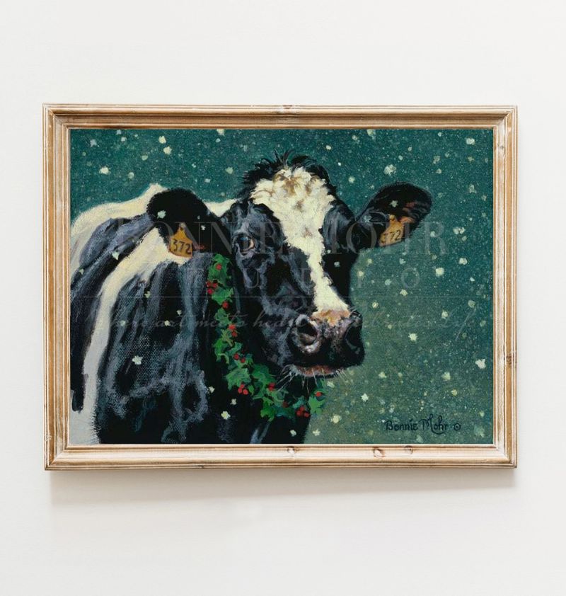 Holstein Cow Face Painting