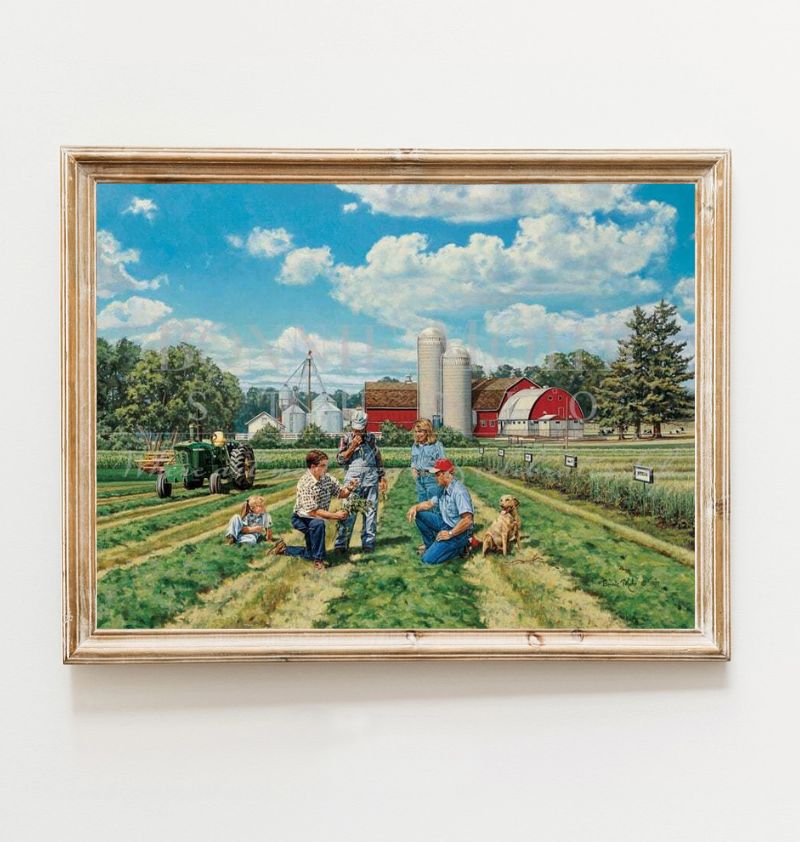 Family Farm Art Farmer Wall Art Quote Decal Sticker A Farm Family's